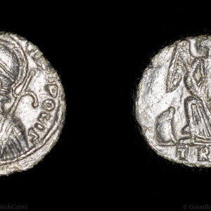 Roman Constantinople Commemorative AE Nummus 330 - 333 AD, Ancient ...