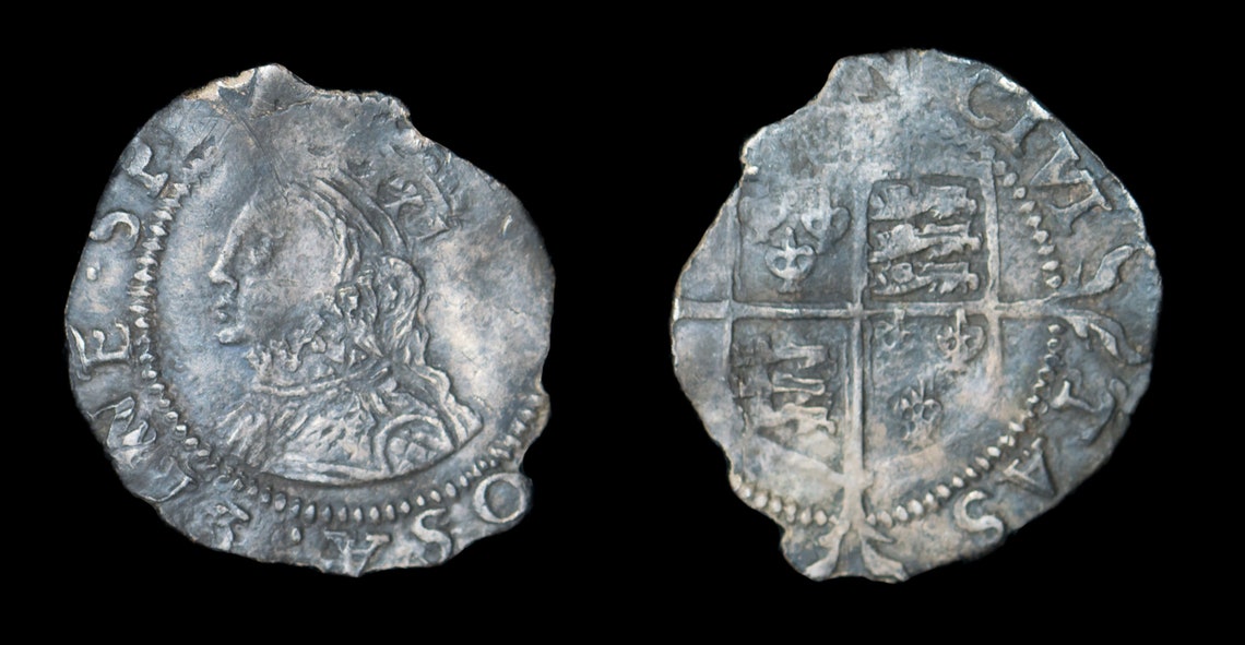 British Tudor Silver Coin Elizabeth I Penny 1582 1600 - Etsy