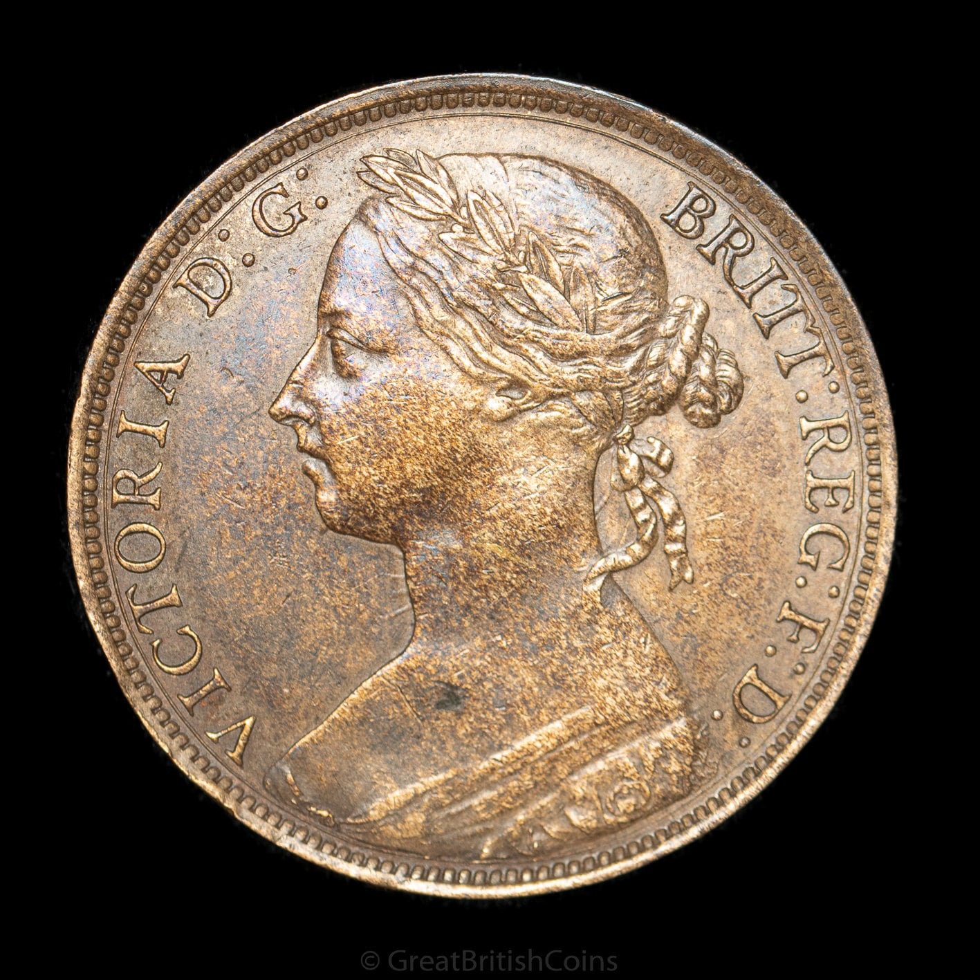 1887 Queen Victoria Penny Coin, Old British Coins, Victorian - Etsy UK