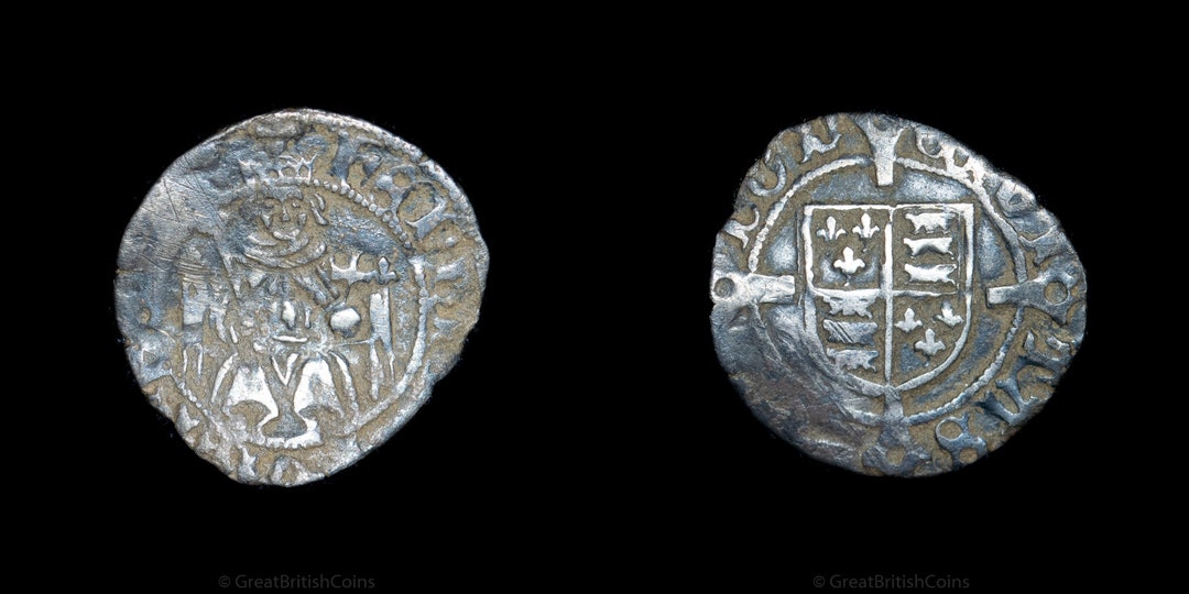 Henry VII 1485 - 1509 Tudor 'sovereign' Type Silver Penny Coin, British ...