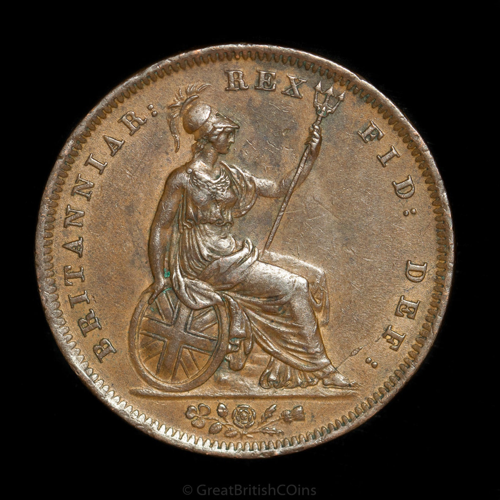 1826 King George IV Copper Penny Coin - Etsy UK