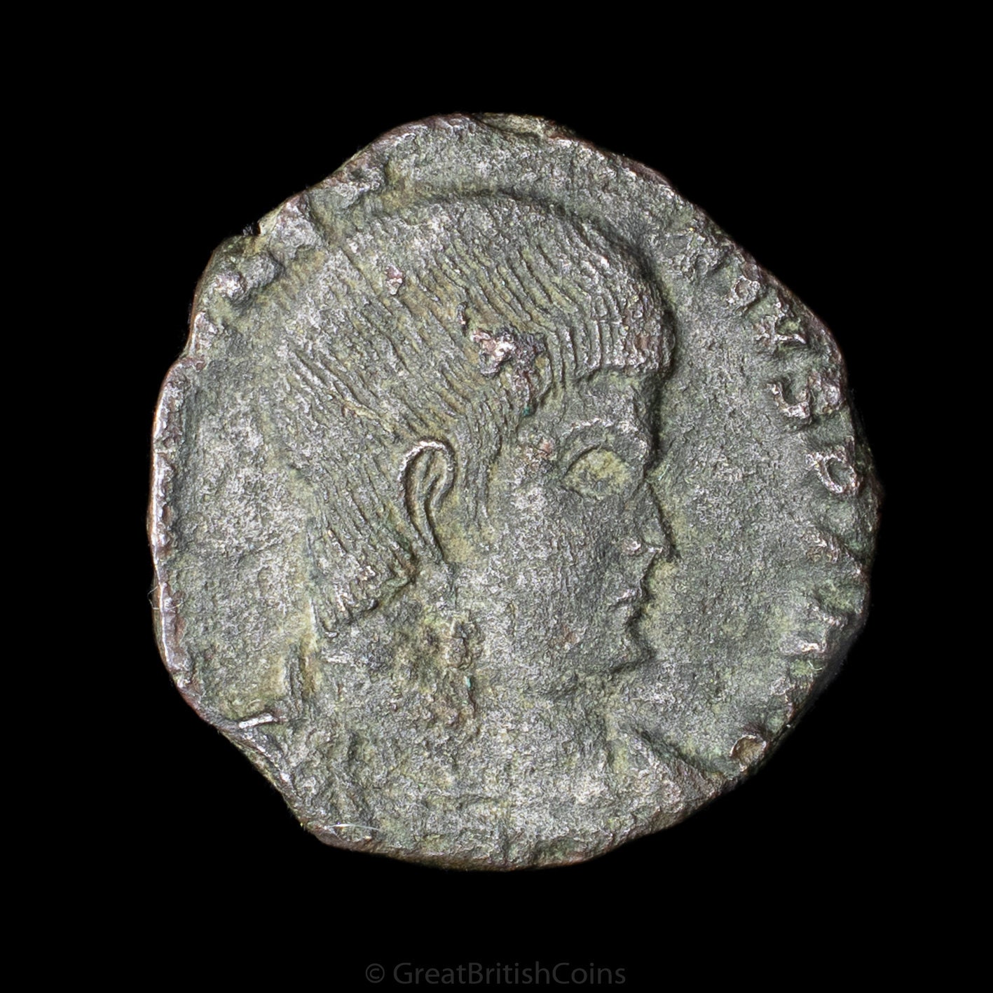 Roman Coin of Magnentius CHI-RHO Christogram Minted 350-353 AD, Ancient ...