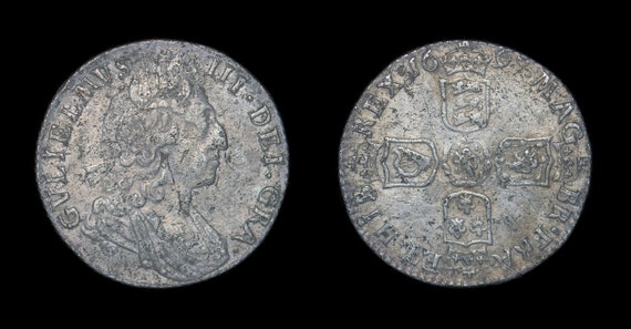 William III Silver Sixpence Coin 1697 British Coins Early | Etsy