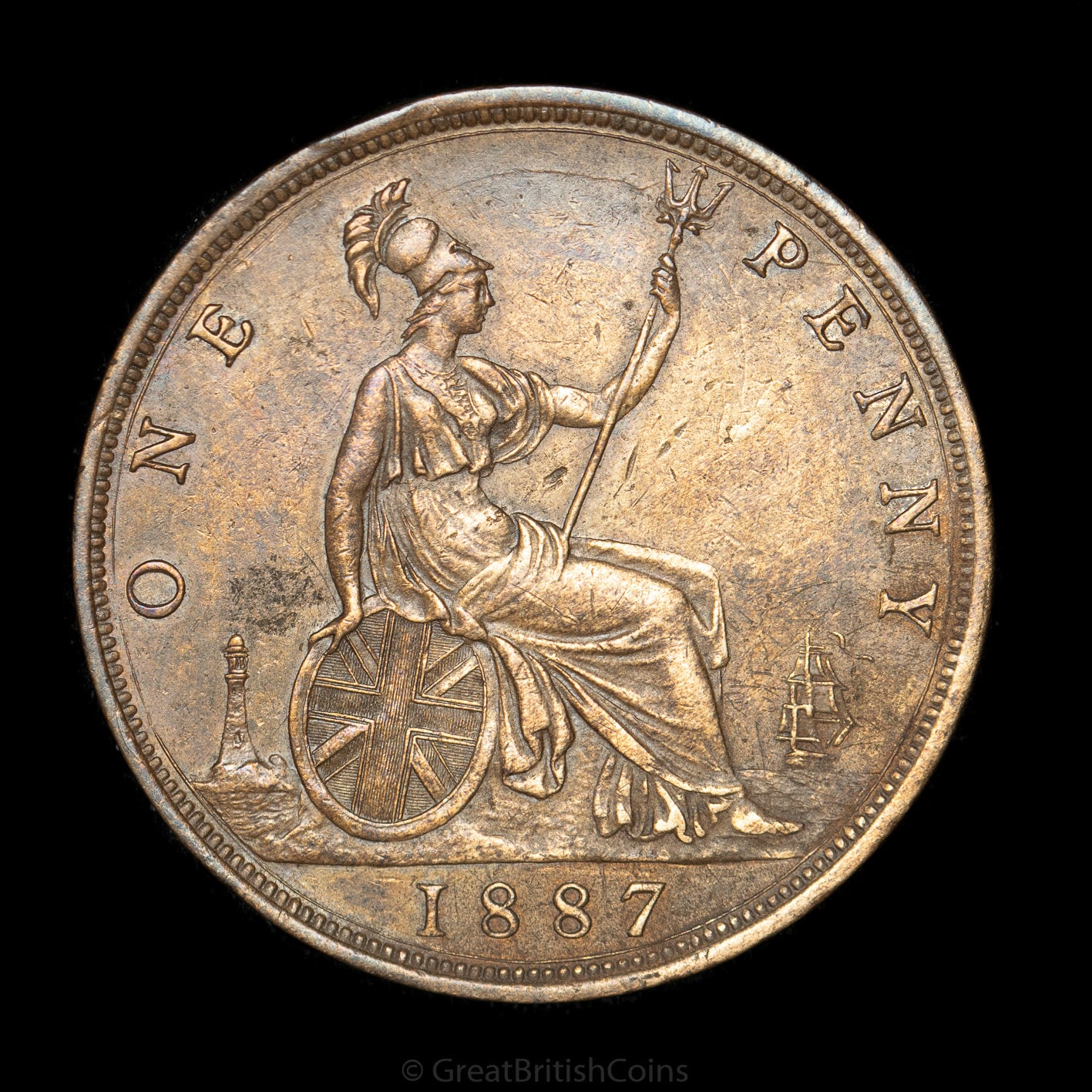 1887 Queen Victoria Penny Coin, Old British Coins, Victorian - Etsy UK