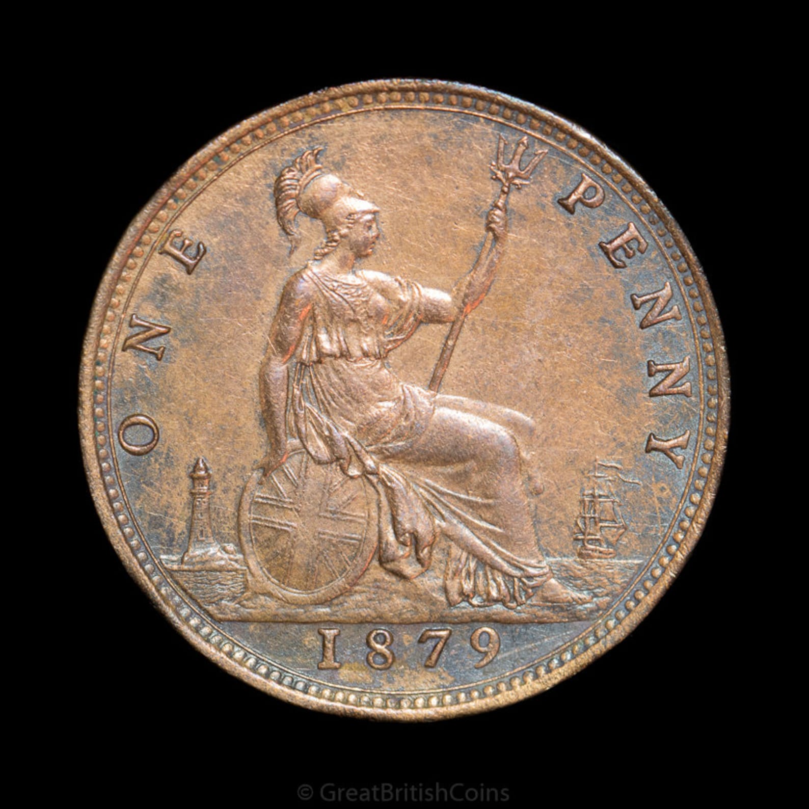 Queen Victoria Penny Coin 1879, Old British Coins, Victorian - Etsy