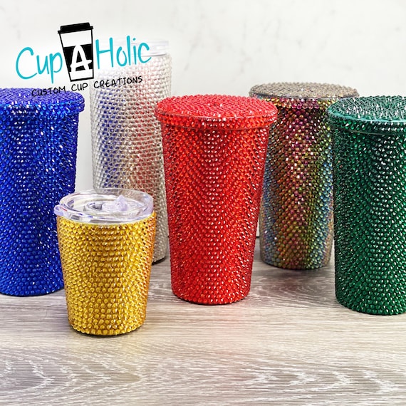 Bling Cup Bling Tumbler Custom Rhinestone Bling Tumbler | Etsy