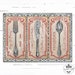 Kitchen Sign Digital Downloads French Cutlery Printable Paper Fork and ...