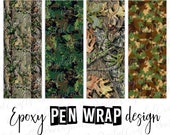 Camouflage Pen Wrap Template Camo Print Ink Joy Wrap Download - Etsy