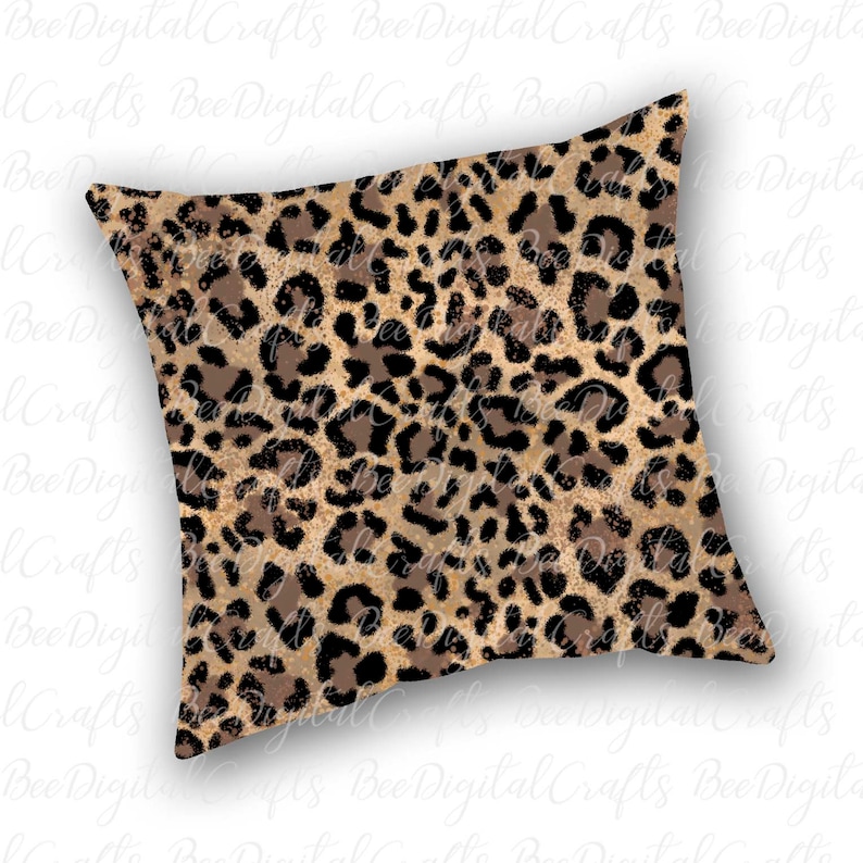 Hand Drawn Leopard Print Sublimation Design Cheetah Pattern | Etsy