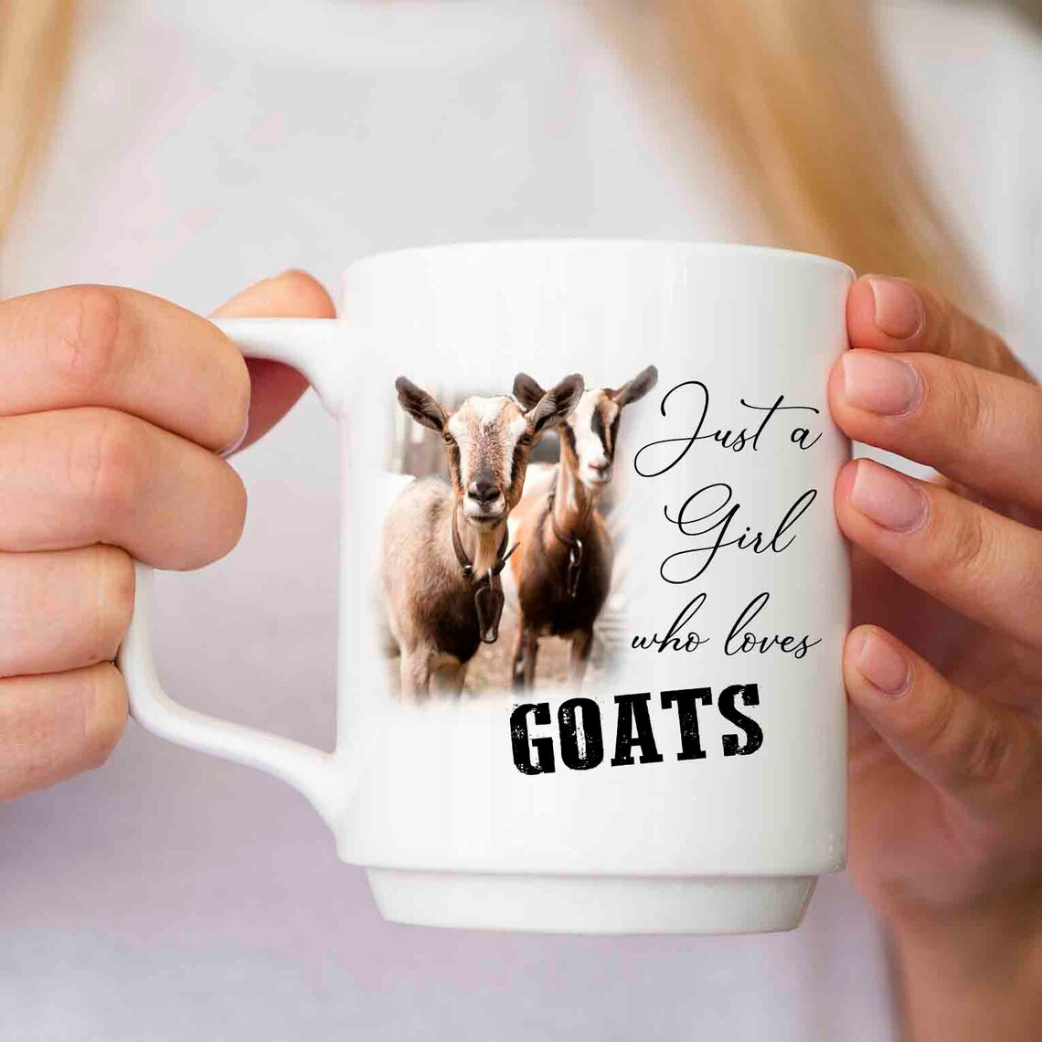 Just a Girl Who Loves Goats Sublimation Design Farm Animal PNG | Etsy