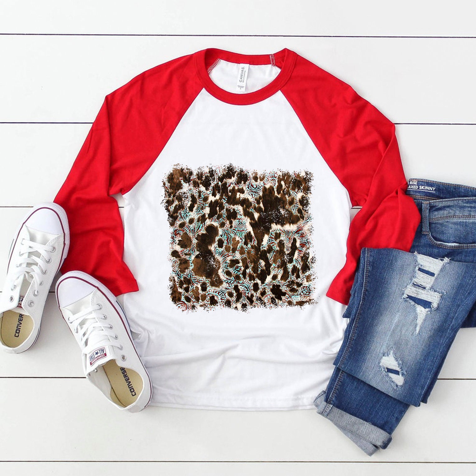 Western Grunge Background PNG Download Cowhide and Tooled - Etsy