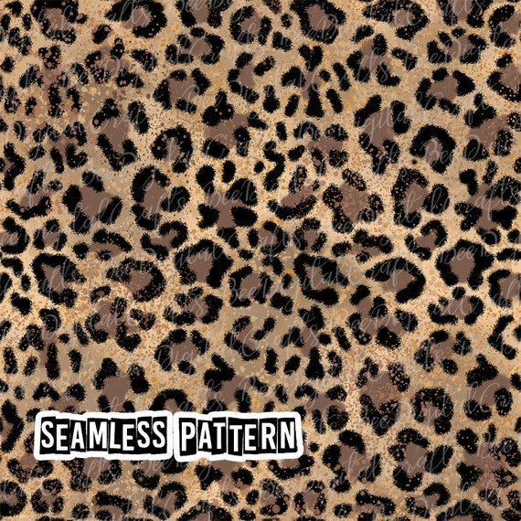 SEAMLESS Pattern Leopard Print Cheetah Digital Fabric Design - Etsy