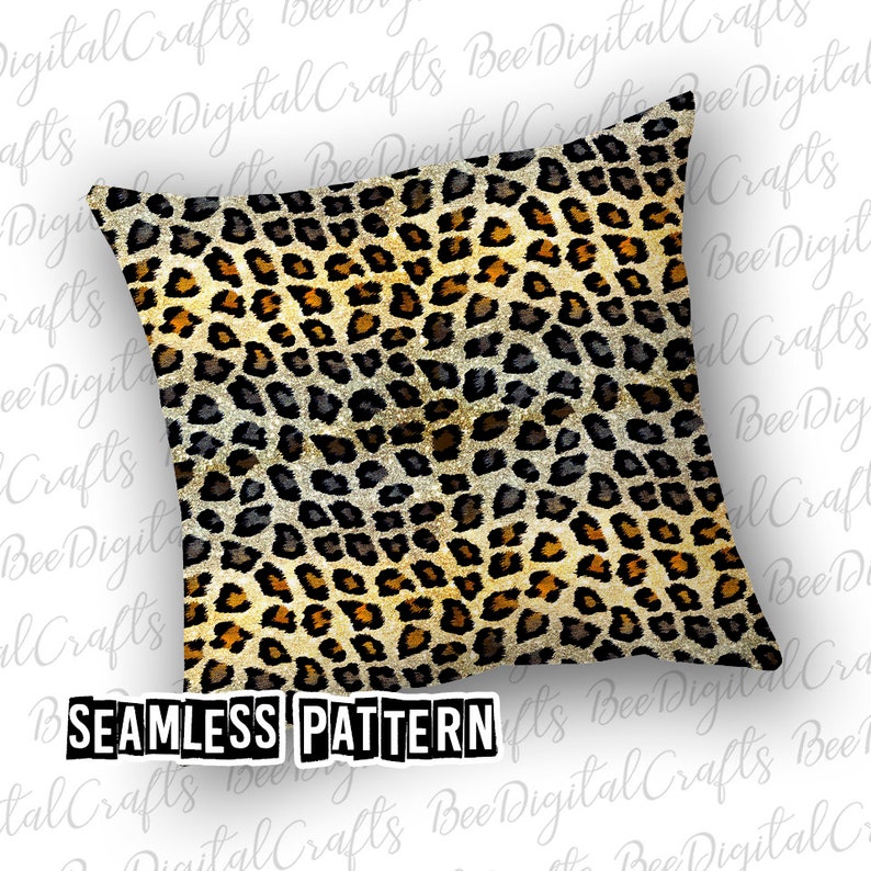 SEAMLESS Pattern Gradient Leopard Print Cheetah Digital Fabric Design ...