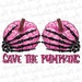 Save the Pumpkins Sublimation Design Breast Cancer Awareness - Etsy