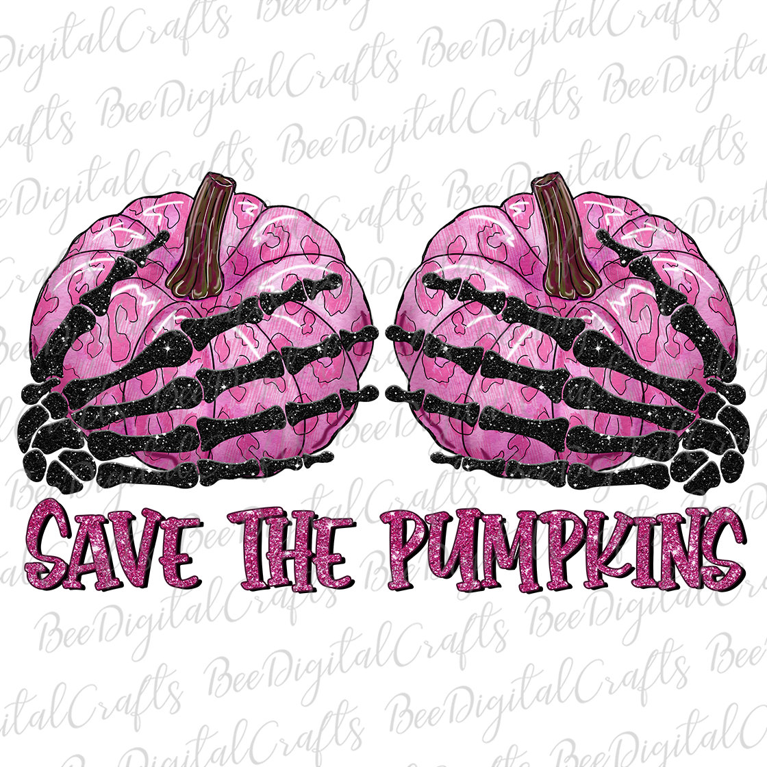 Save the Pumpkins Sublimation Design Breast Cancer Awareness - Etsy
