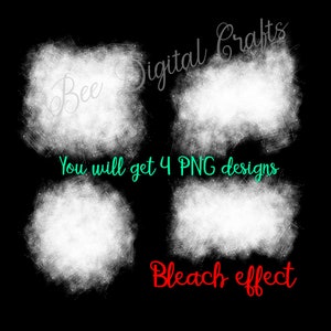 Bleach Effect PNG Download Bleached Overlay Sublimation Design ...
