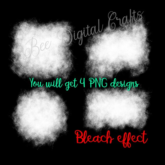 Bleach Effect PNG Download Bleached Overlay Sublimation Design | Etsy