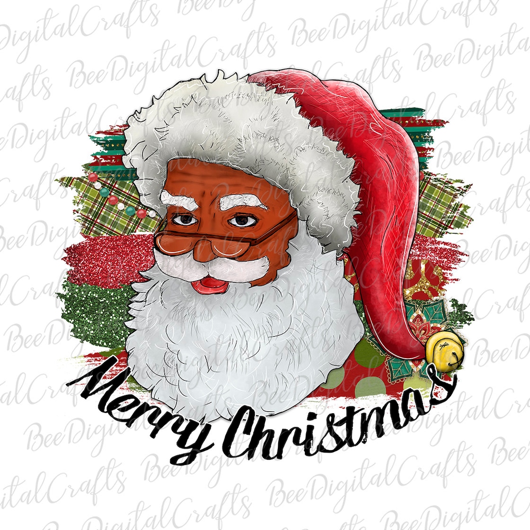 Merry Christmas PNG Download Watercolor Santa Claus Sublimation Design ...