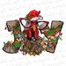 Joy Chicken With Glasses and Hat PNG Download Christmas Farm Animal ...