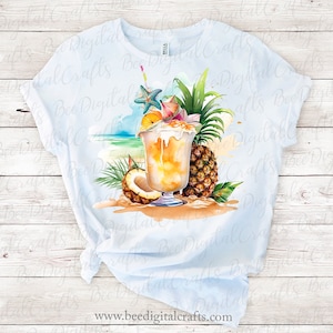 Summer Cocktails BUNDLE PNG Download Watercolor Summer Drinks at the ...