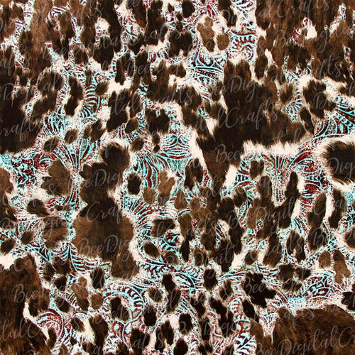 Cowhide Background Sublimation Design Western PNG File for - Etsy