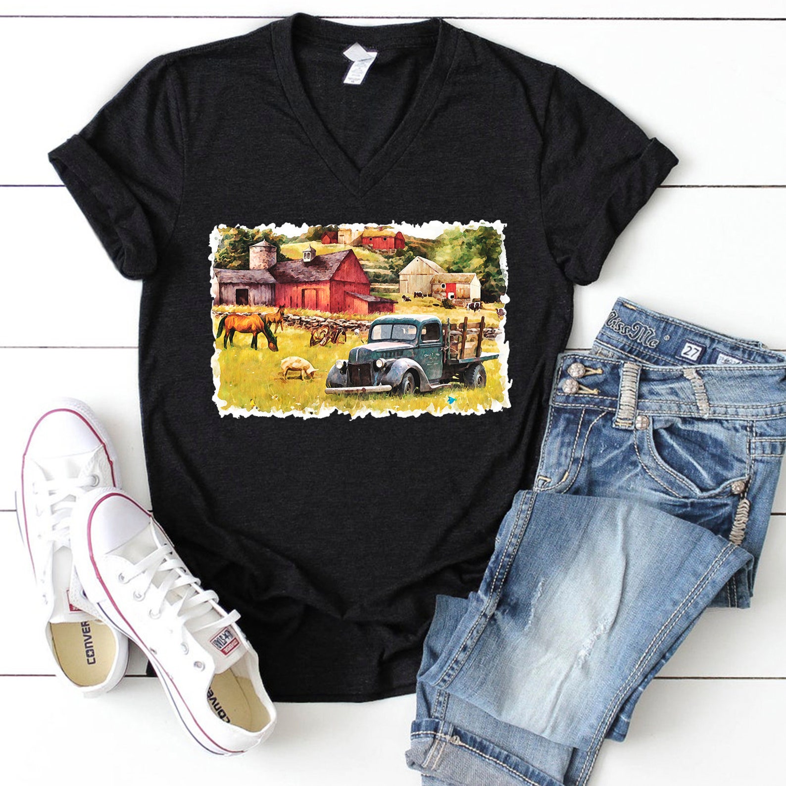 Farm Life Sublimation Download Watercolor Farm Digital PNG Design - Etsy