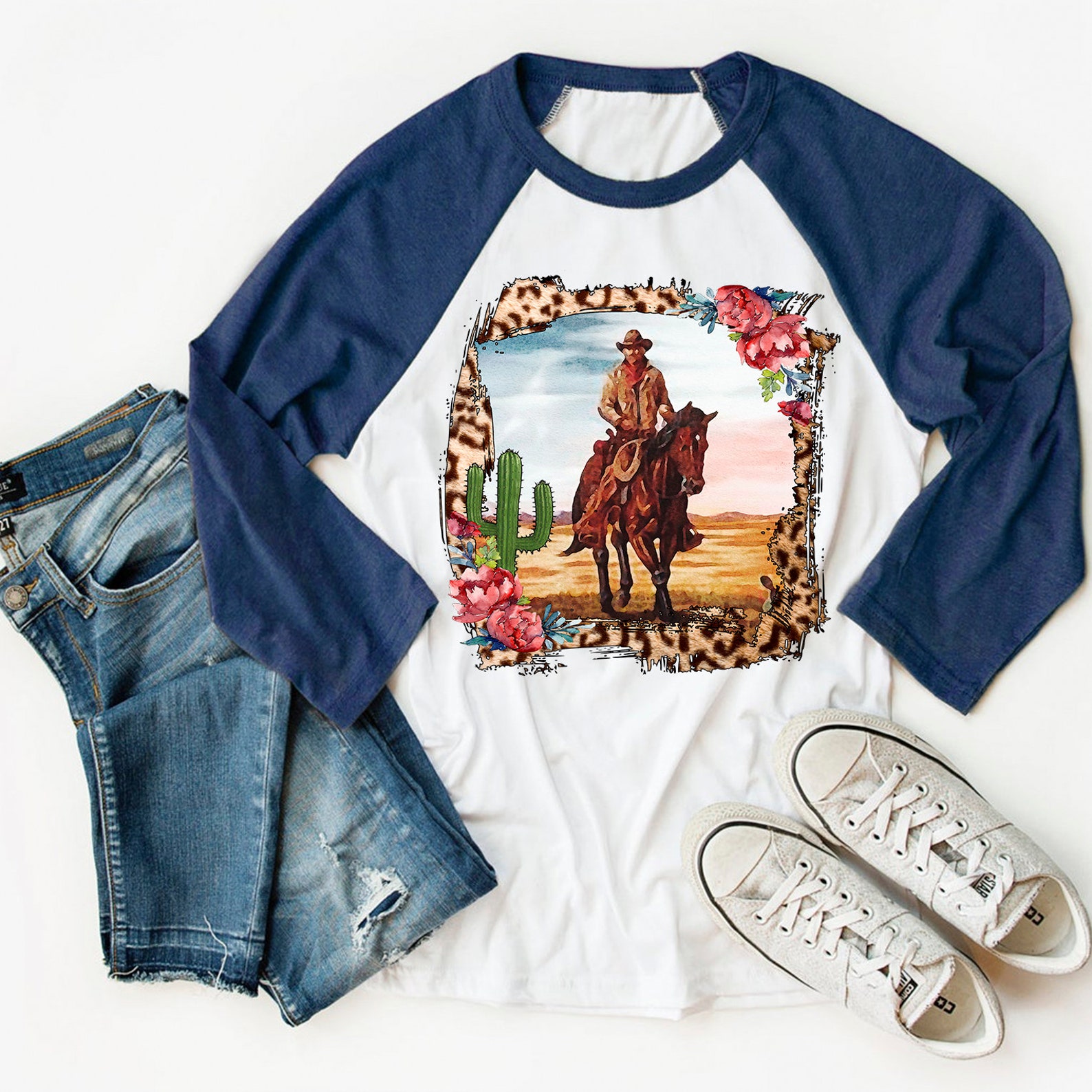 Vintage Cowboy Sublimation Design Western Graphic PNG Download - Etsy