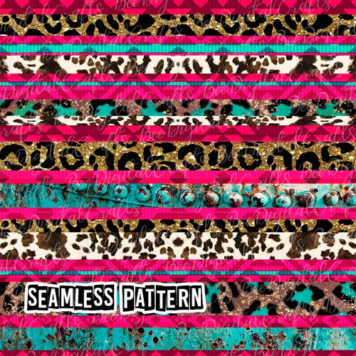 SEAMLESS Pattern Cowhide Western Digital Fabric Design Cow | Etsy