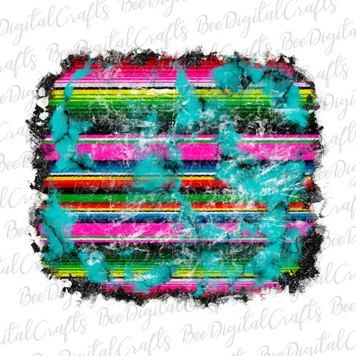 Serape Cowhide Background Sublimation Design Western Print PNG - Etsy