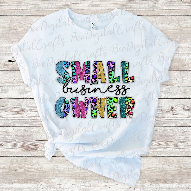 Small Business Owner Sublimation Design Glitter Colorful - Etsy