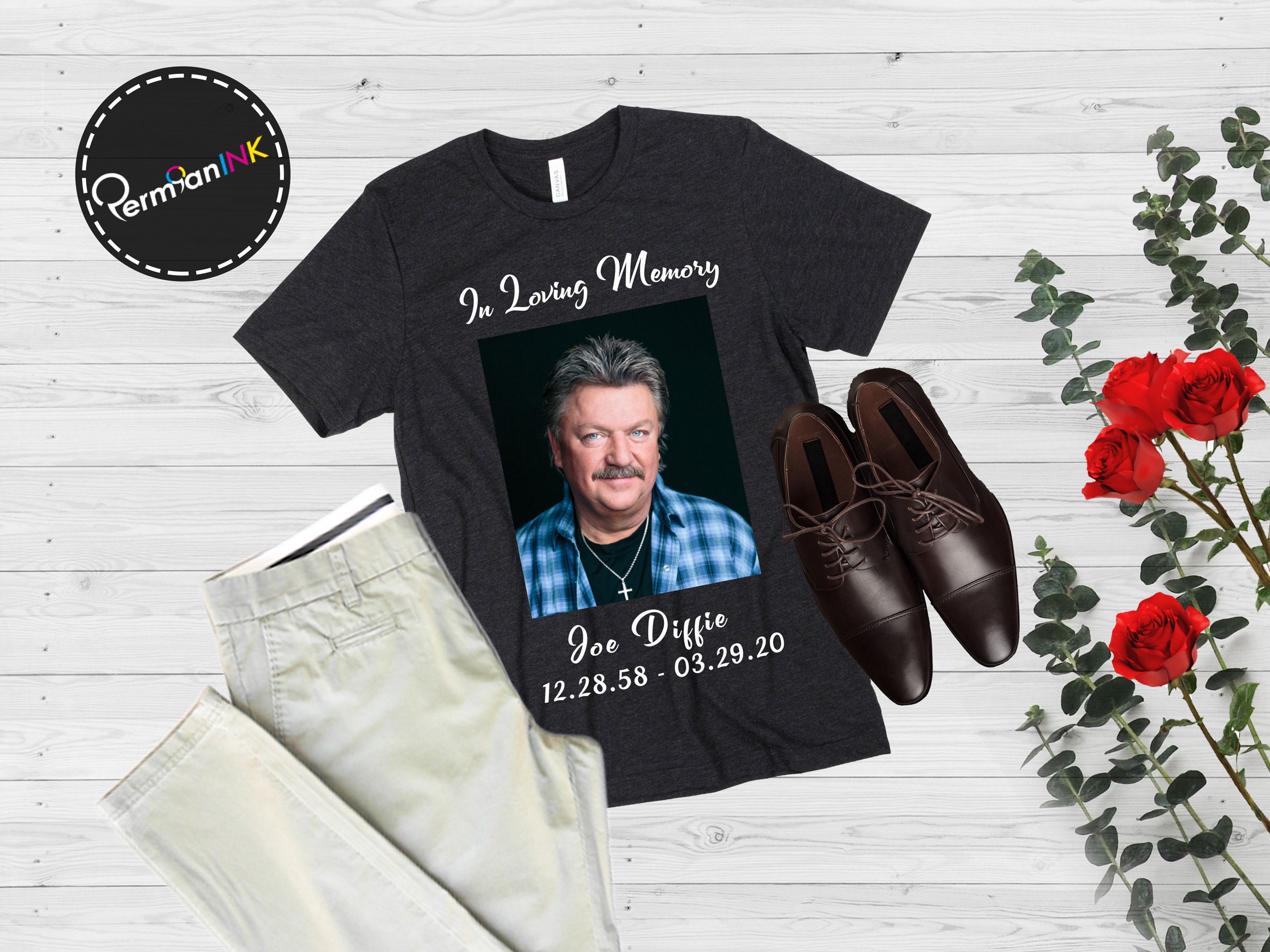 In Loving Memory T-shirt, Memorial T-shirt, Custom T-shirt With Picture ...