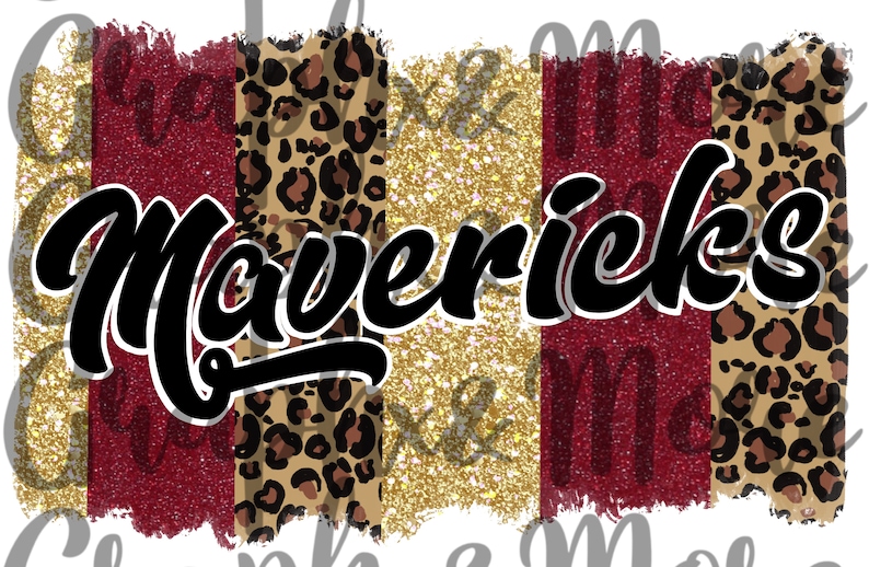 Brush Stroke Mavericks PNG | Hand Drawn | Sublimation Design - Etsy