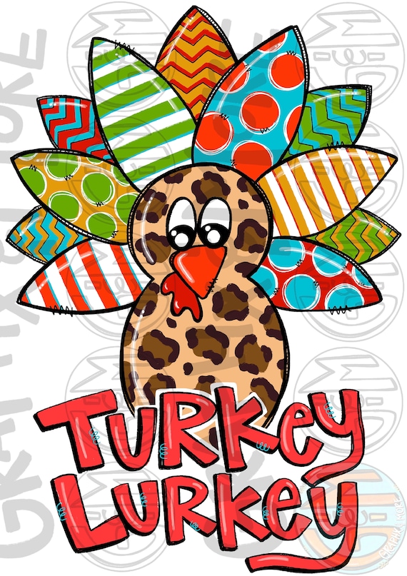 Boy Turkey Lurkey PNG Hand Drawn Sublimation Design | Etsy