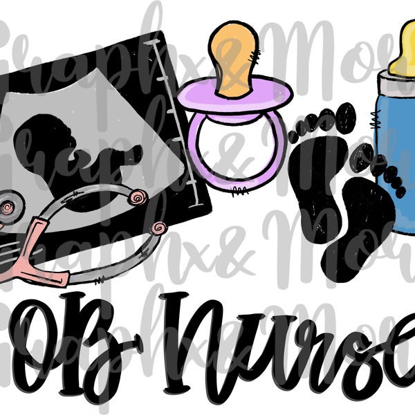 Ob Nurse Clipart - Etsy