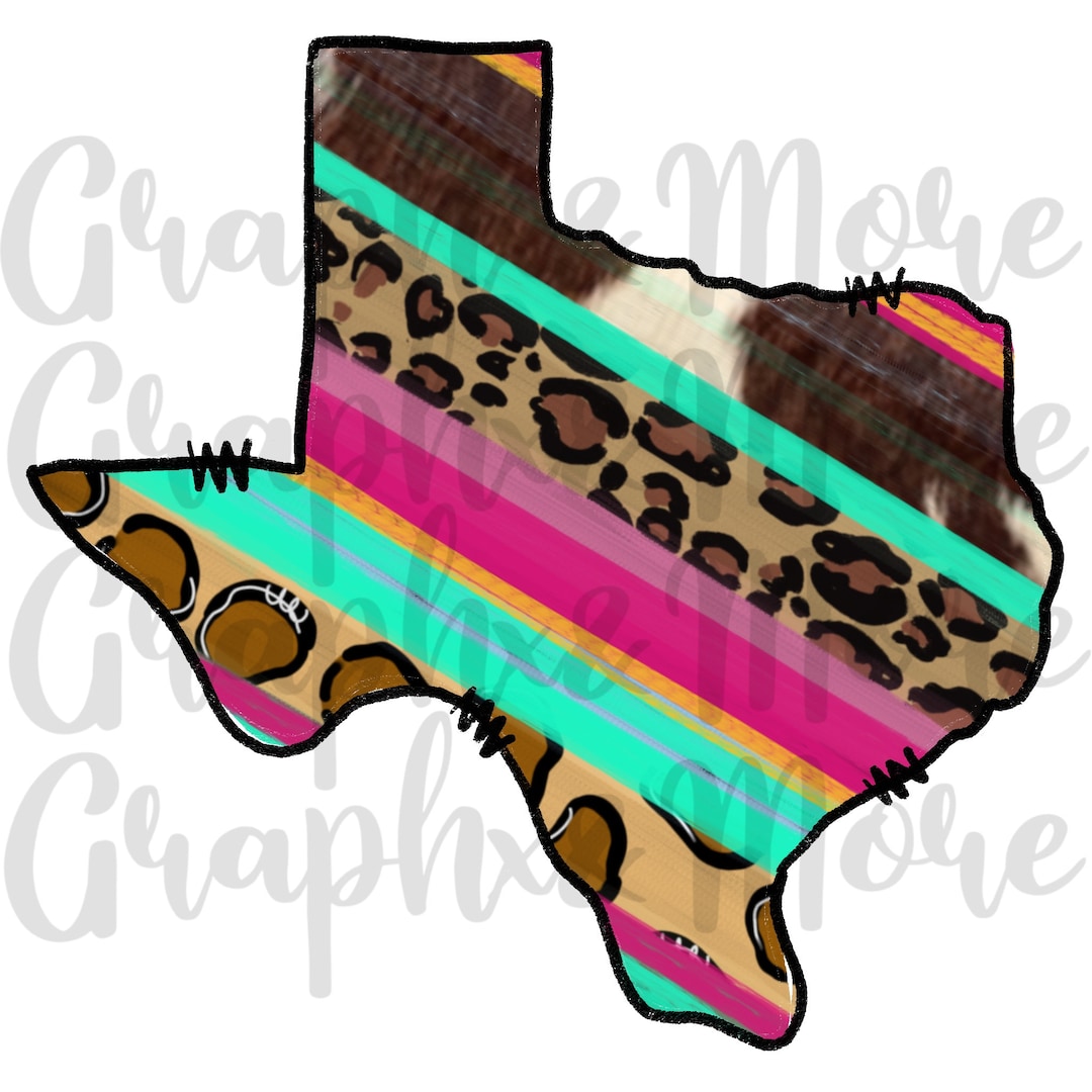 Serape TX PNG | Hand Drawn | Sublimation Design - Etsy