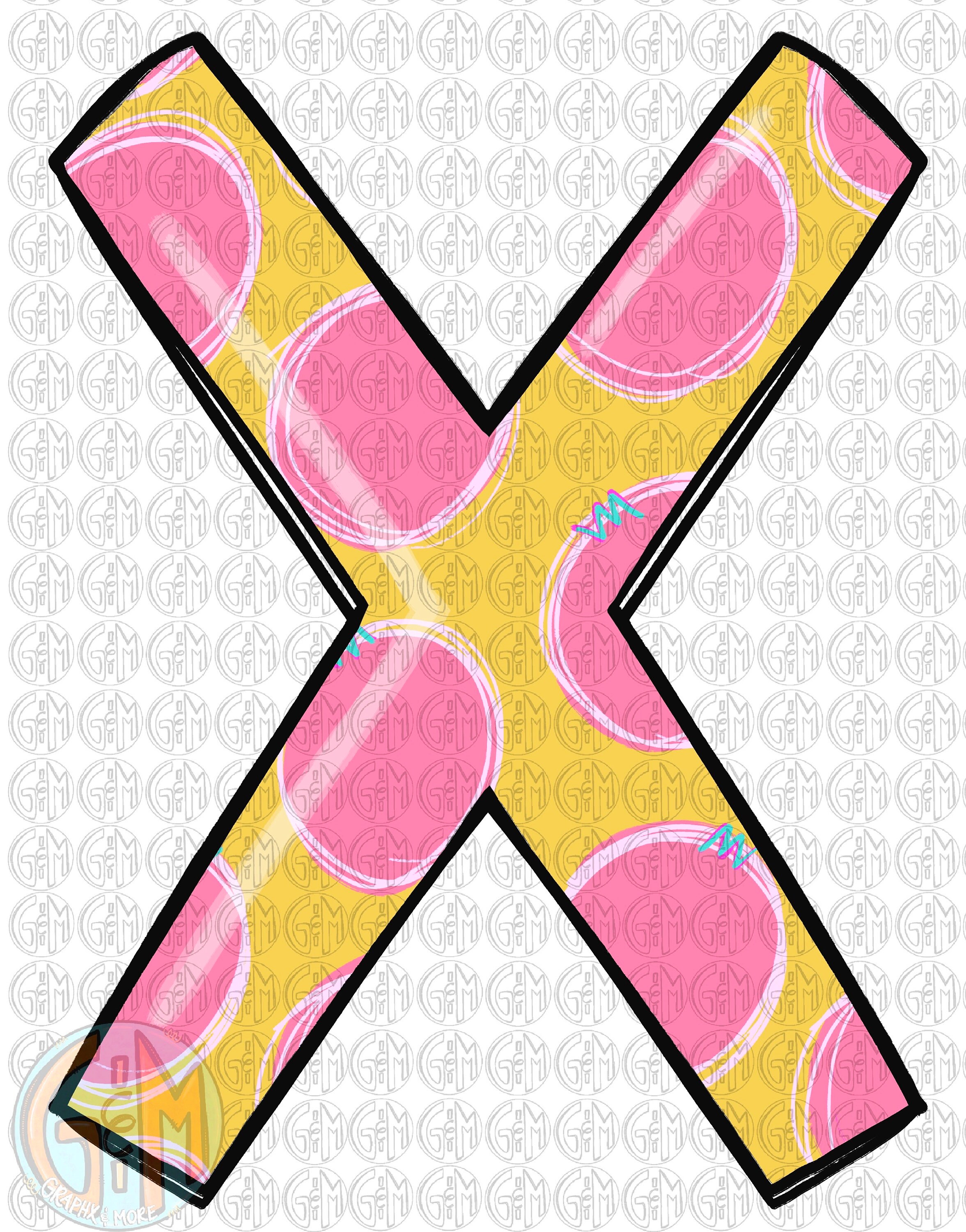 Pastel Alpha Pack PNG 26 Letters Hand Drawn Sublimation | Etsy