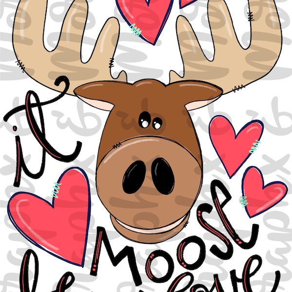Love Moose - Etsy