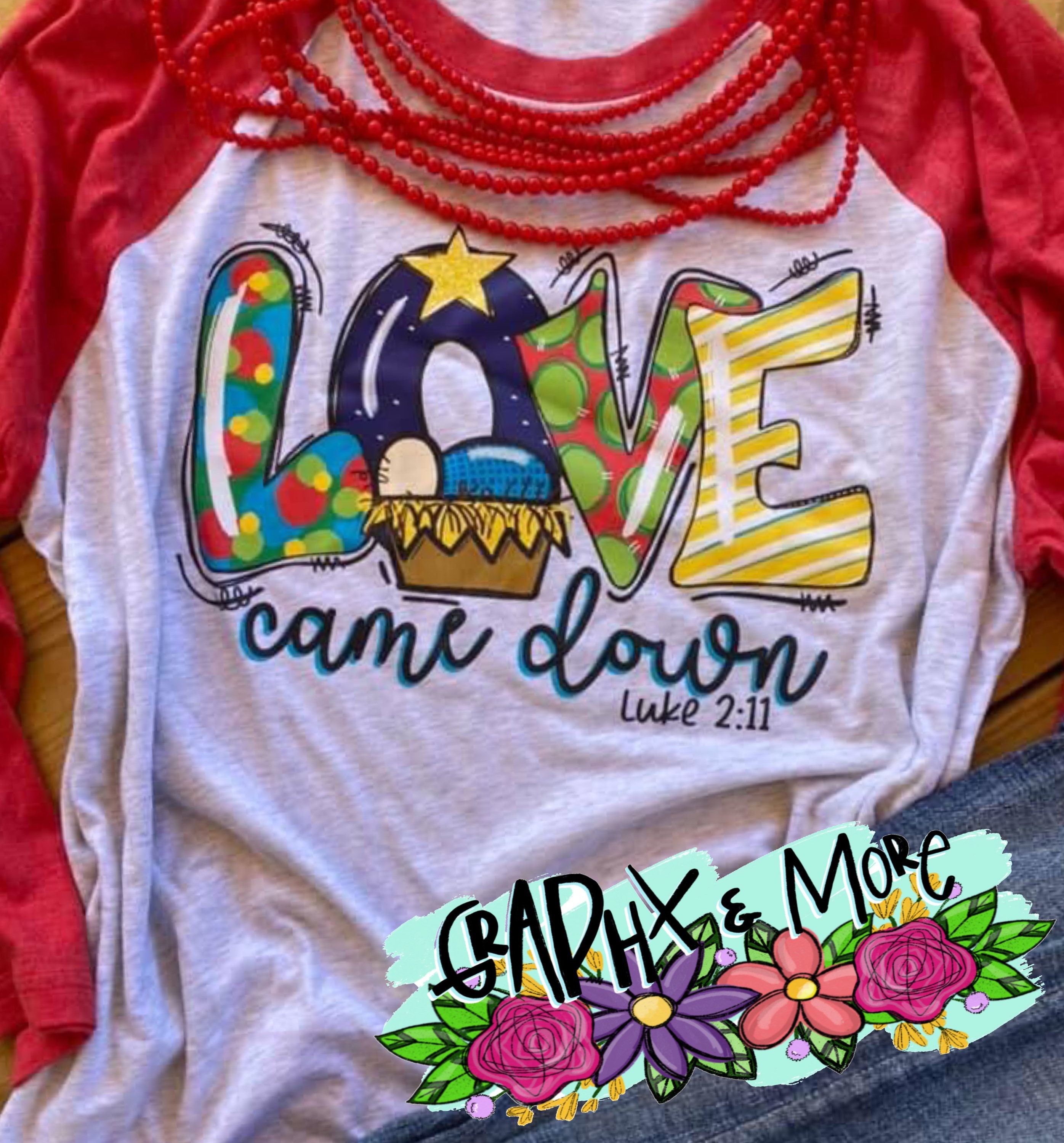 Love Came Down PNG Hand Drawn Sublimation Design | Etsy