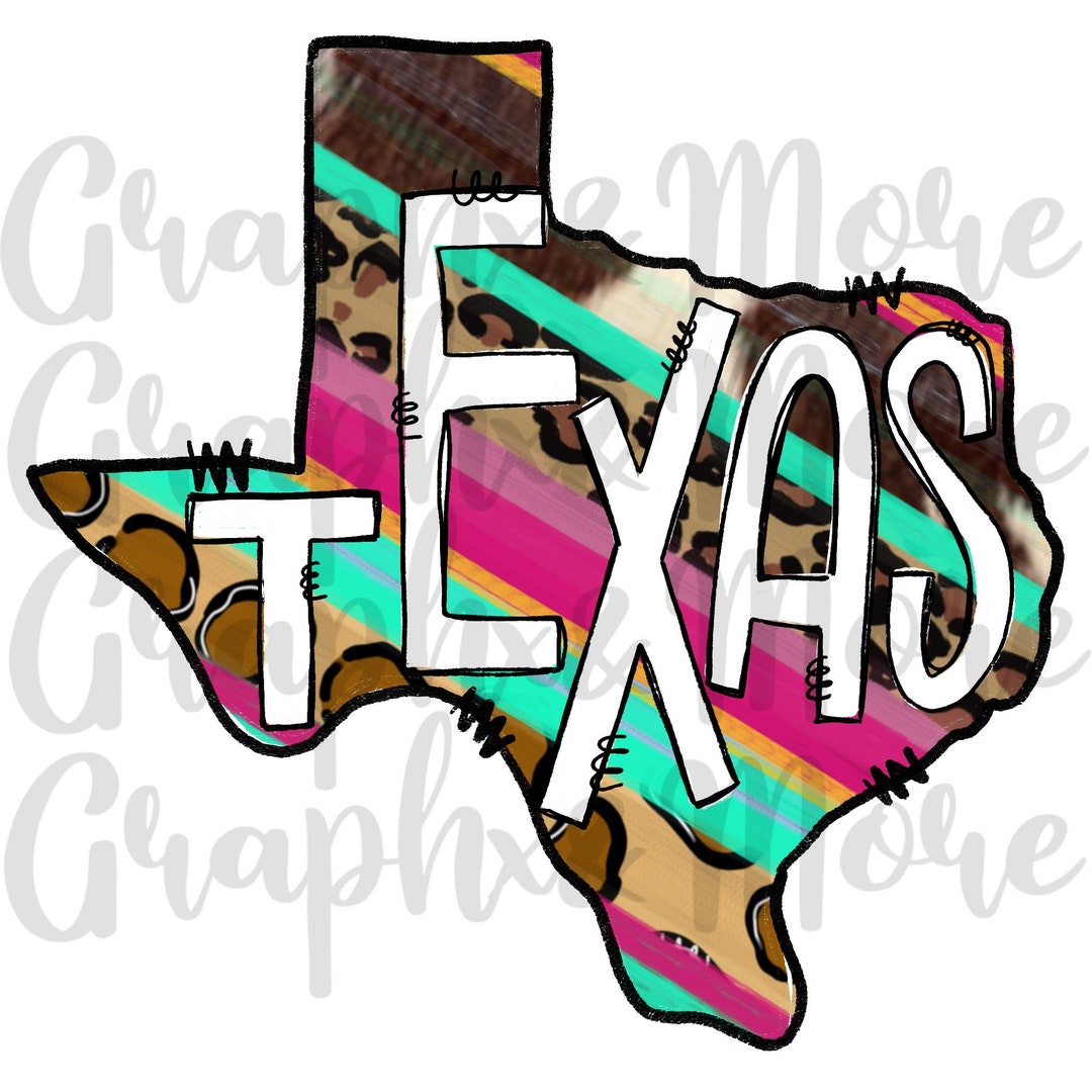 Texas PNG | Hand Drawn | Sublimation Design | TX - Etsy