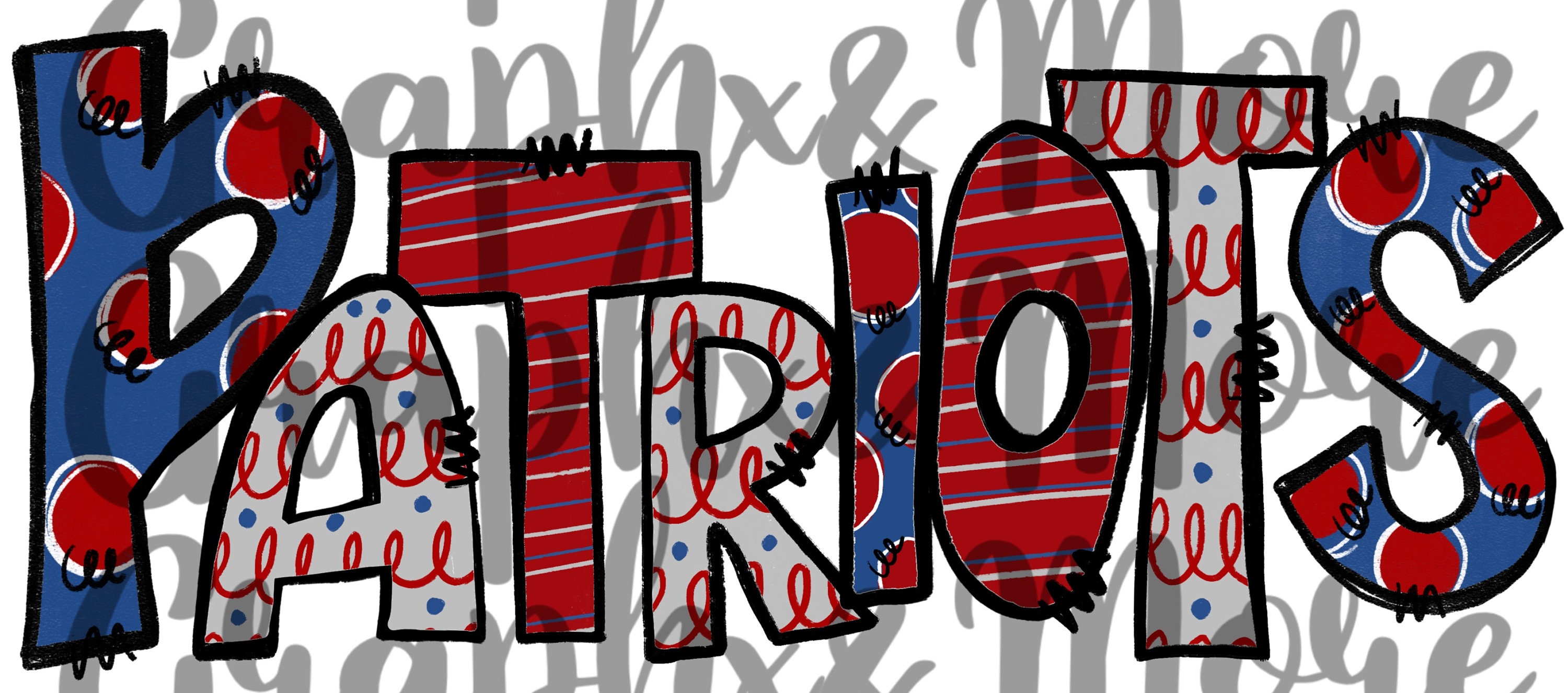 Patriots PNG | Hand Drawn | Sublimation Design - Etsy