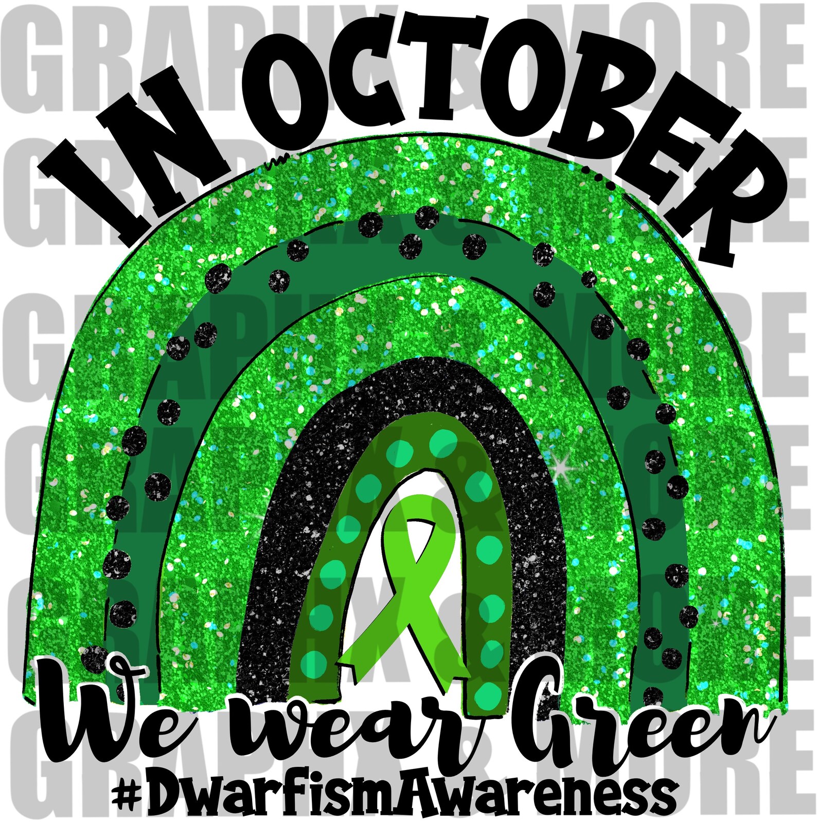 Dwarfism Awareness Rainbow PNG Sublimation Design Hand | Etsy