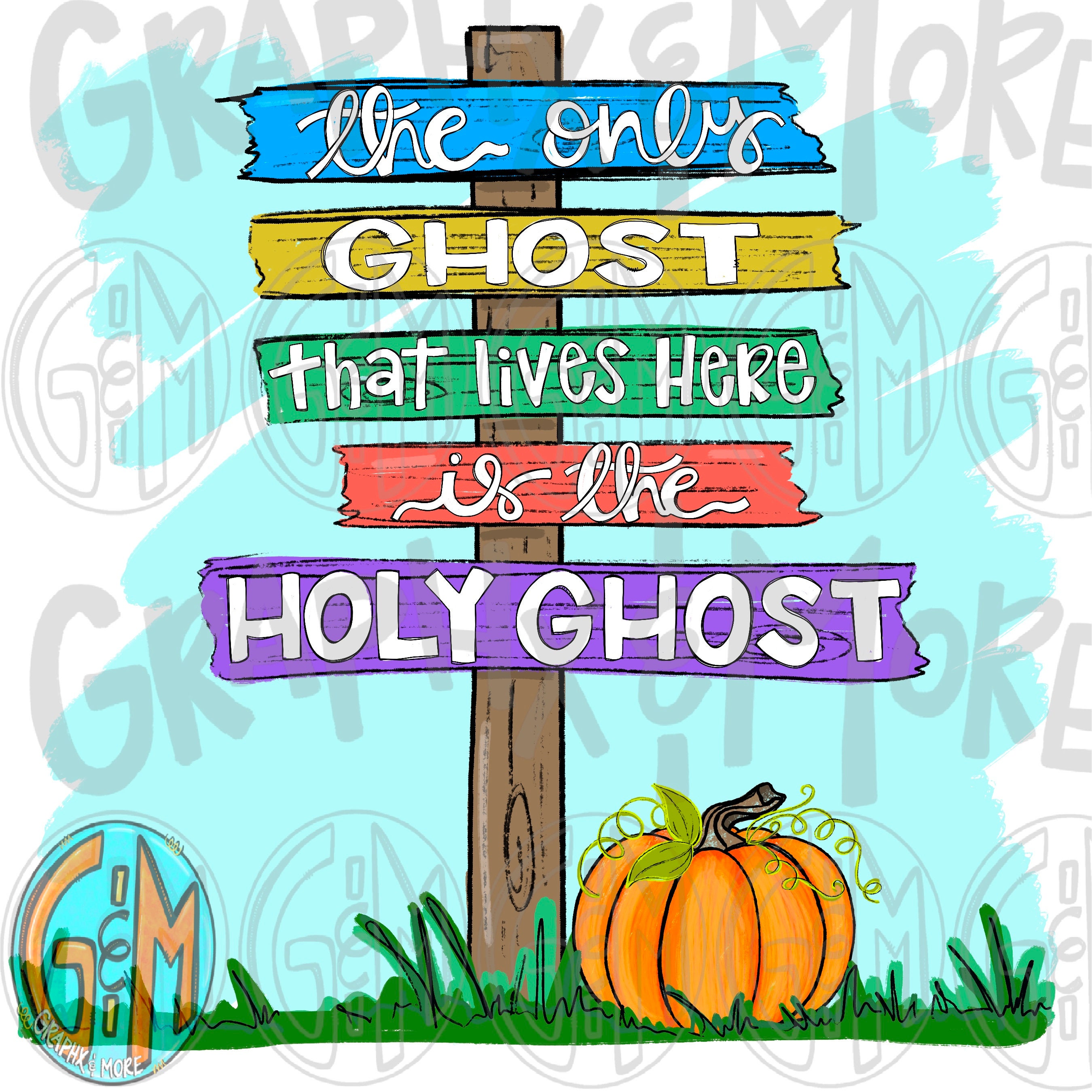 Holy Ghost PNG | Sublimation Design | Hand Drawn - Etsy