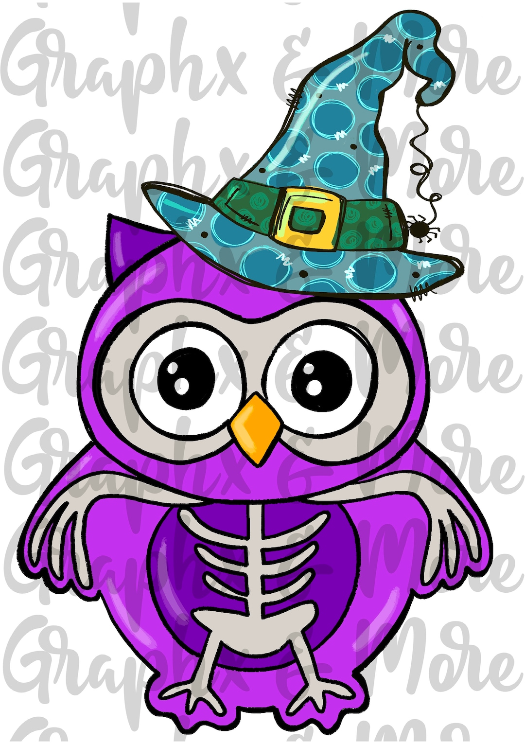 Witch Owl PNG | Hand Drawn | Sublimation Design - Etsy