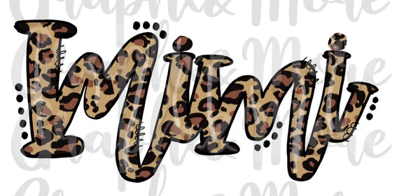 Mimi PNG Hand Drawn Sublimation Design - Etsy