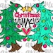 Merry Christmas Messy Tree PNG Hand Drawn Sublimation Design - Etsy