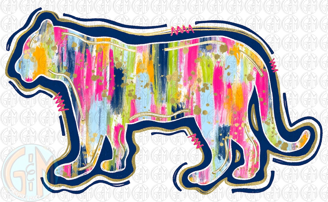Brushed Tiger PNG | Hand Drawn | Sublimation Design - Etsy