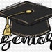 Royal Blue Graduation Cap PNG | Sublimation Design | Hand Drawn - Etsy