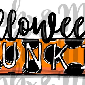 Halloween Junkie PNG | Hand Drawn | Sublimation Design - Etsy