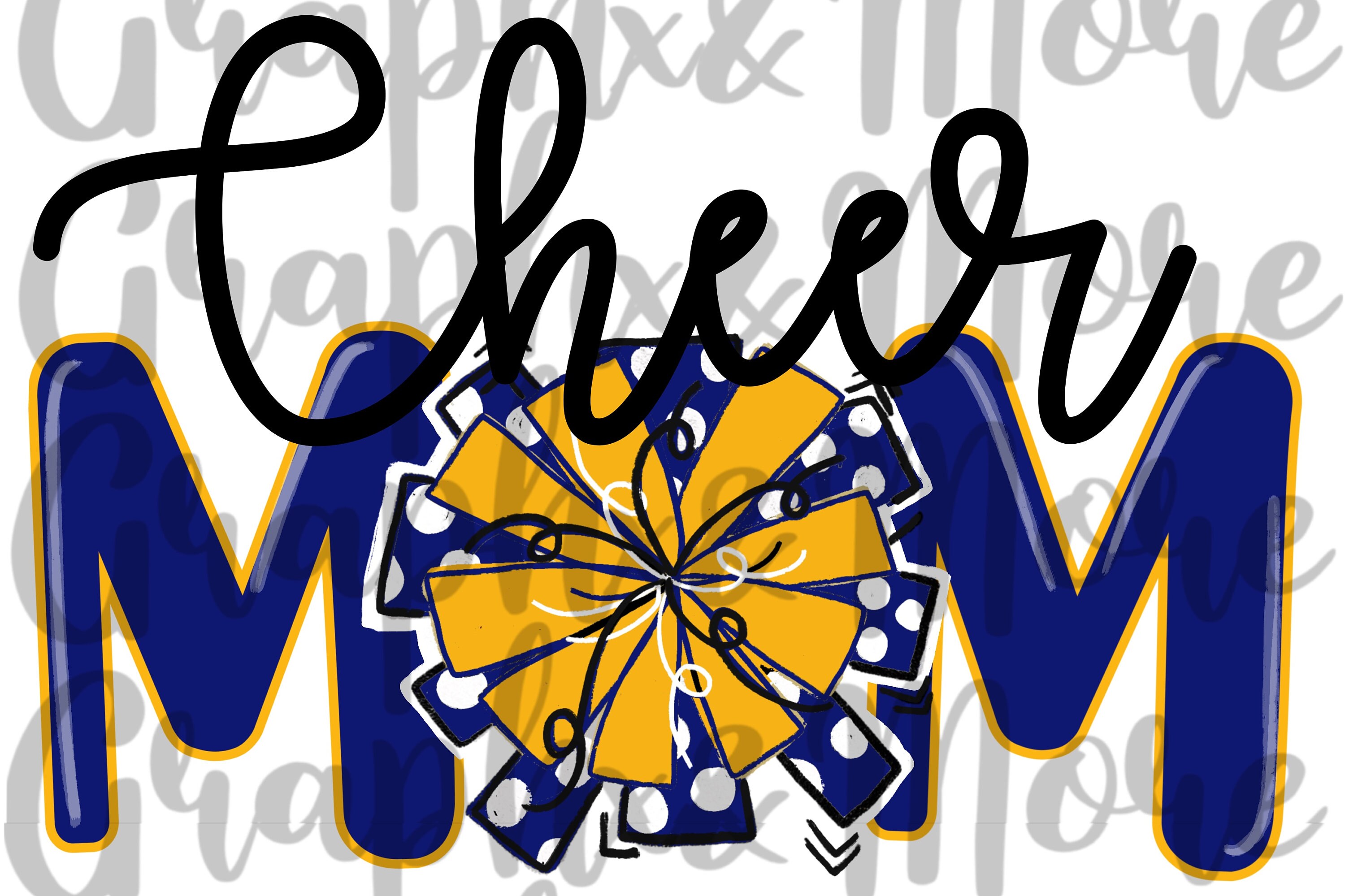 Cheer MOM PNG | Hand Drawn | Sublimation Design - Etsy UK