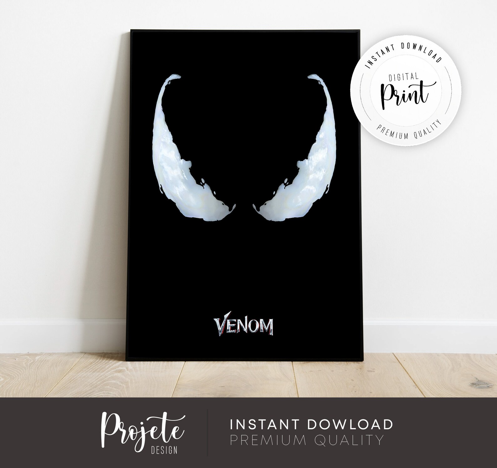 Venom Poster / Poster Venom / Affiche numérique / Affiche du | Etsy